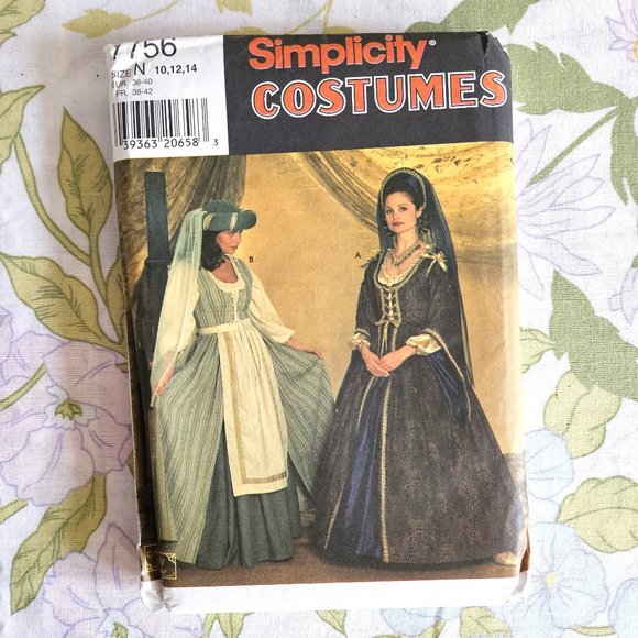 Office | Uncut Sewing Pattern Simplicity 7756 Size 11214 Vintage | Poshmark
